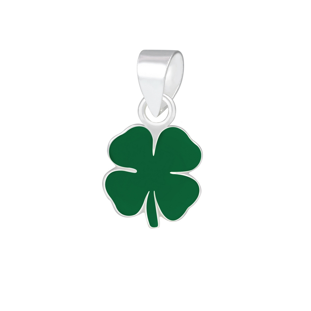 925 Silver Jewelry | Silver Clover Pendant - 1793