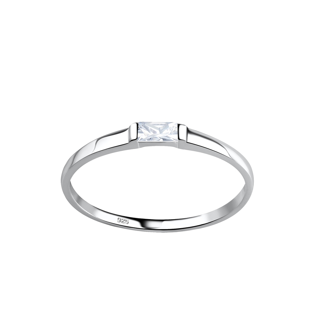 925 Silver Jewelry | Silver Geometric Ring - 18775