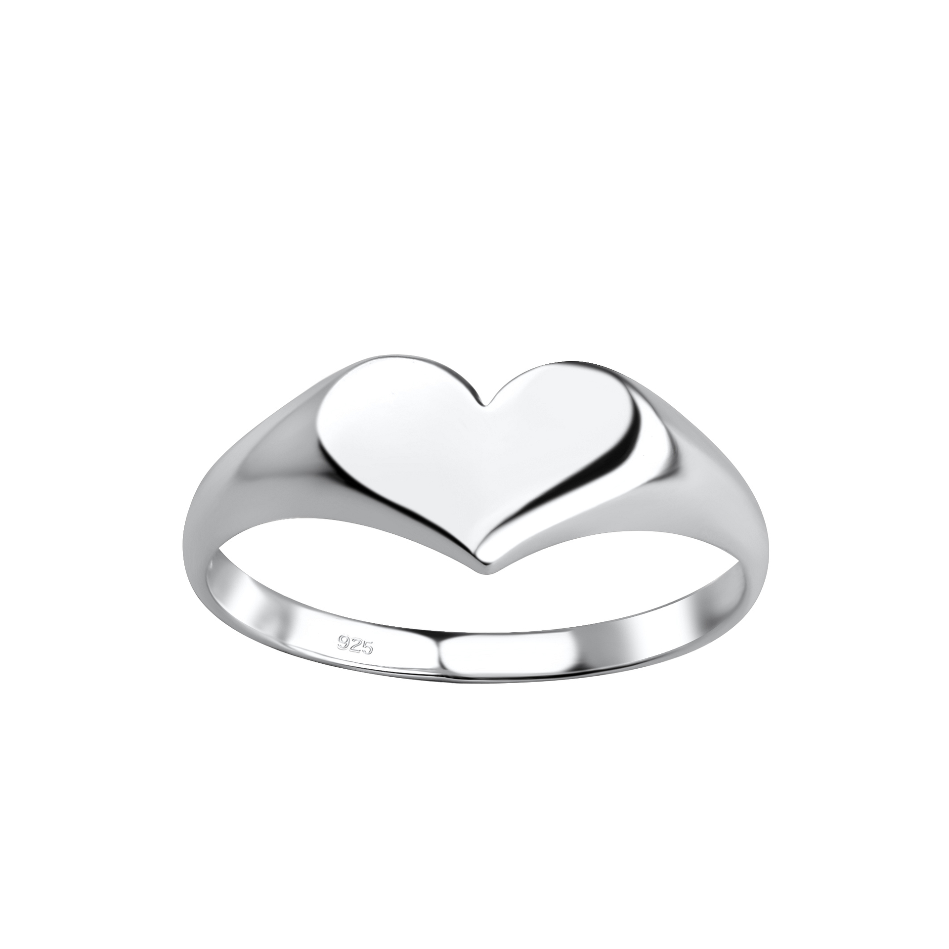 925 Silver Jewelry | Silver Heart Ring - 19247
