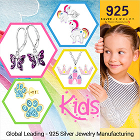 925 Silver Jewelry - Wholesale Kids Silver Jewelry Catalog