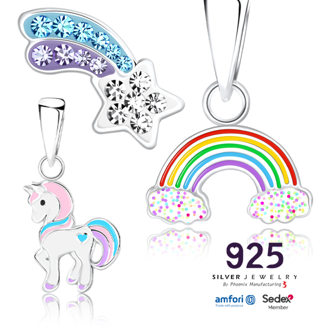 925 Silver Jewelry | Wholesale Silver Pendants - Kids' Collection