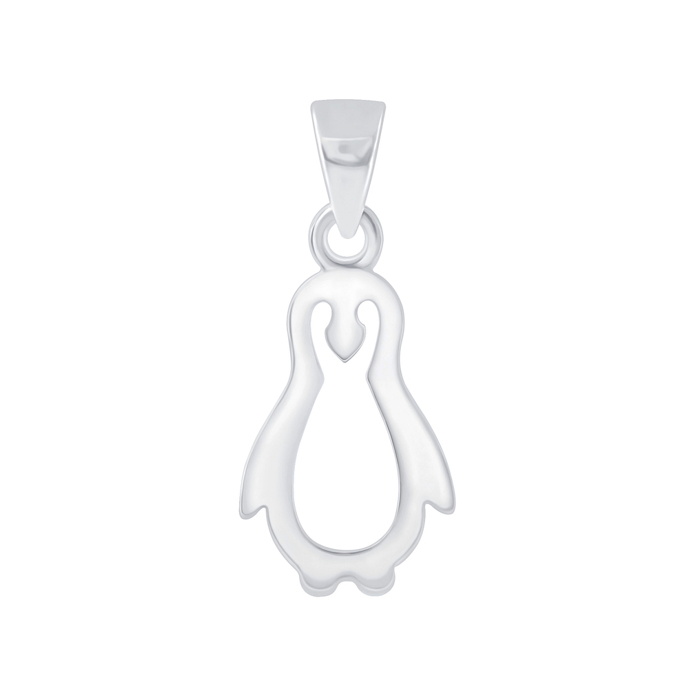 925 Silver Jewelry | Silver Penguin Pendant - 4544