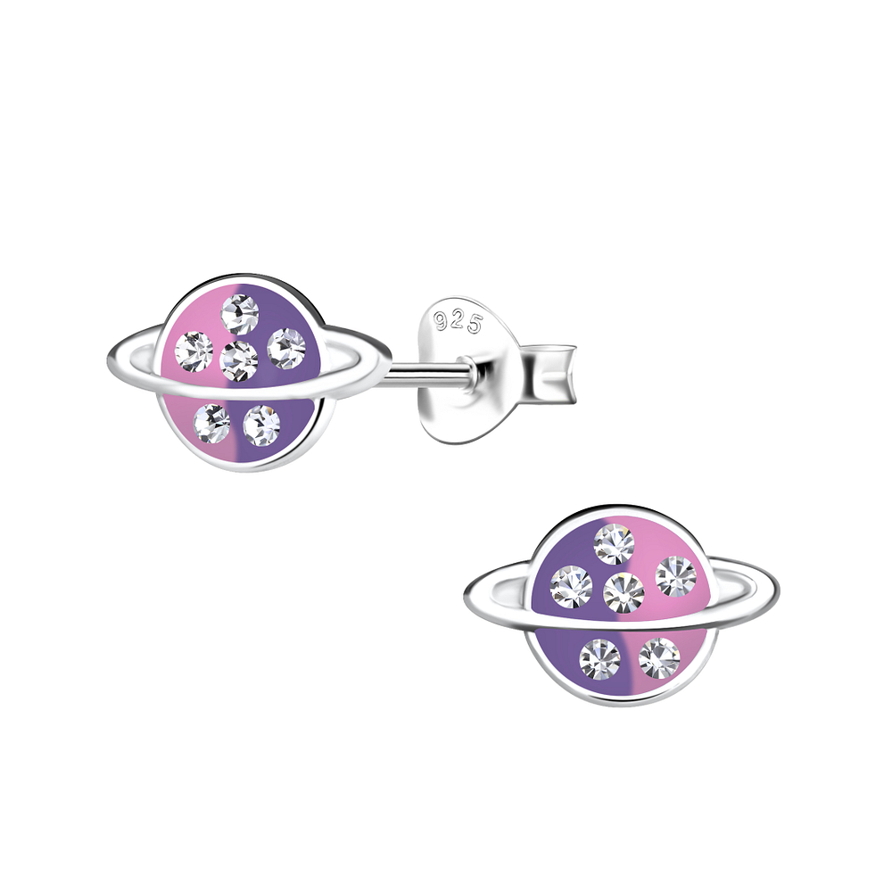 925 Silver Jewelry | Silver UFO Stud Earrings - 16125