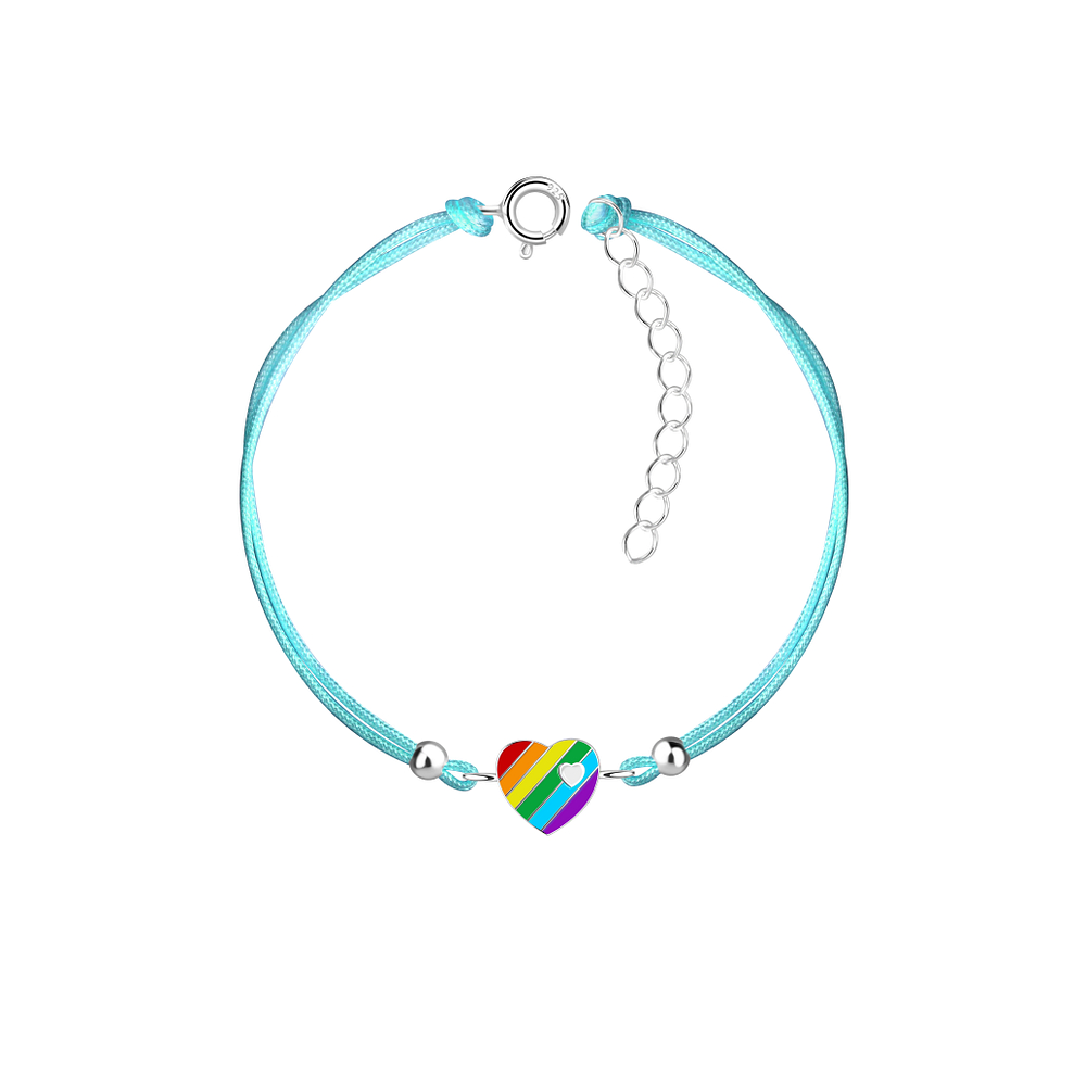 925 Silver Jewelry | Silver Heart Bracelet - 23229