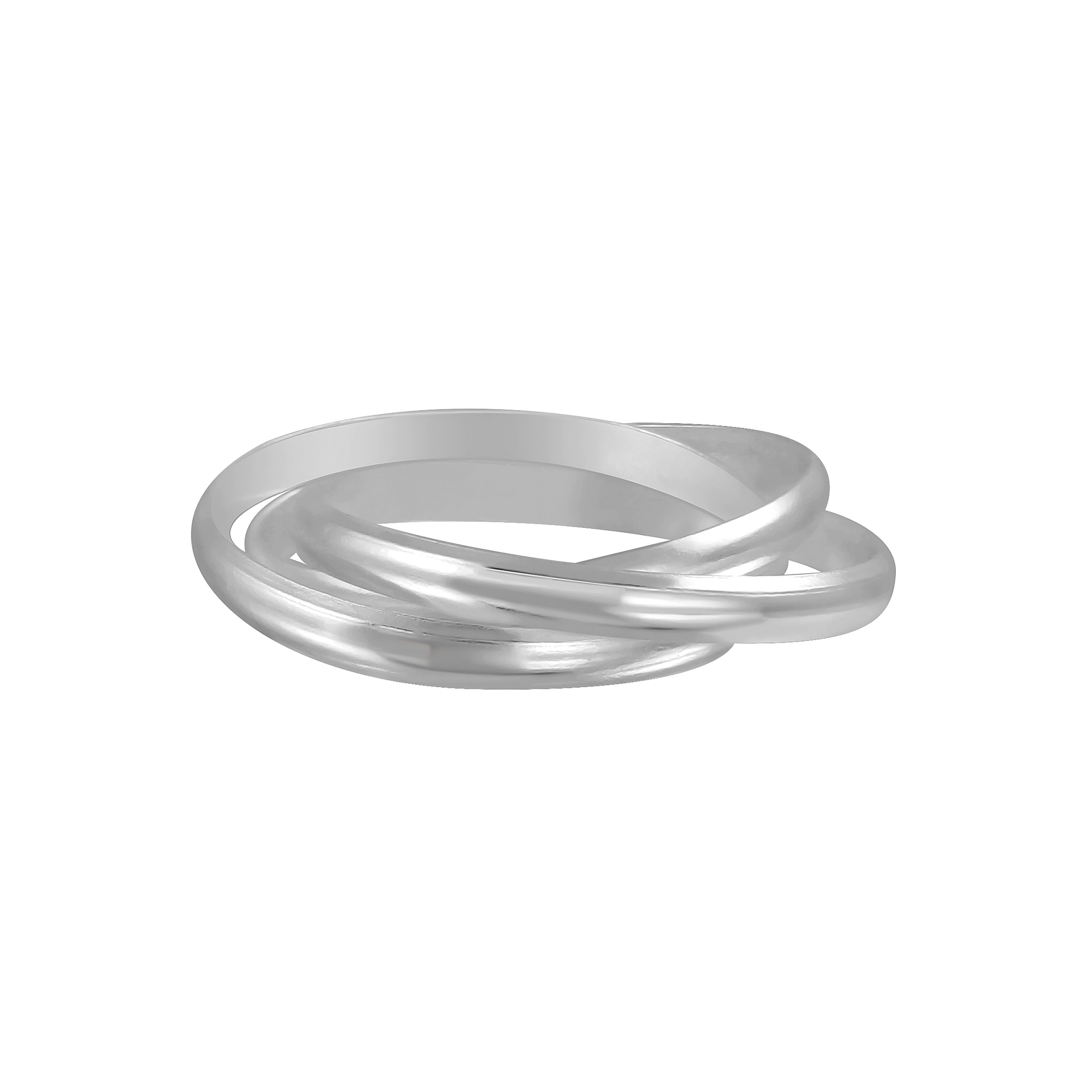 925 Silver Jewelry | Silver Trinity Ring - 3731