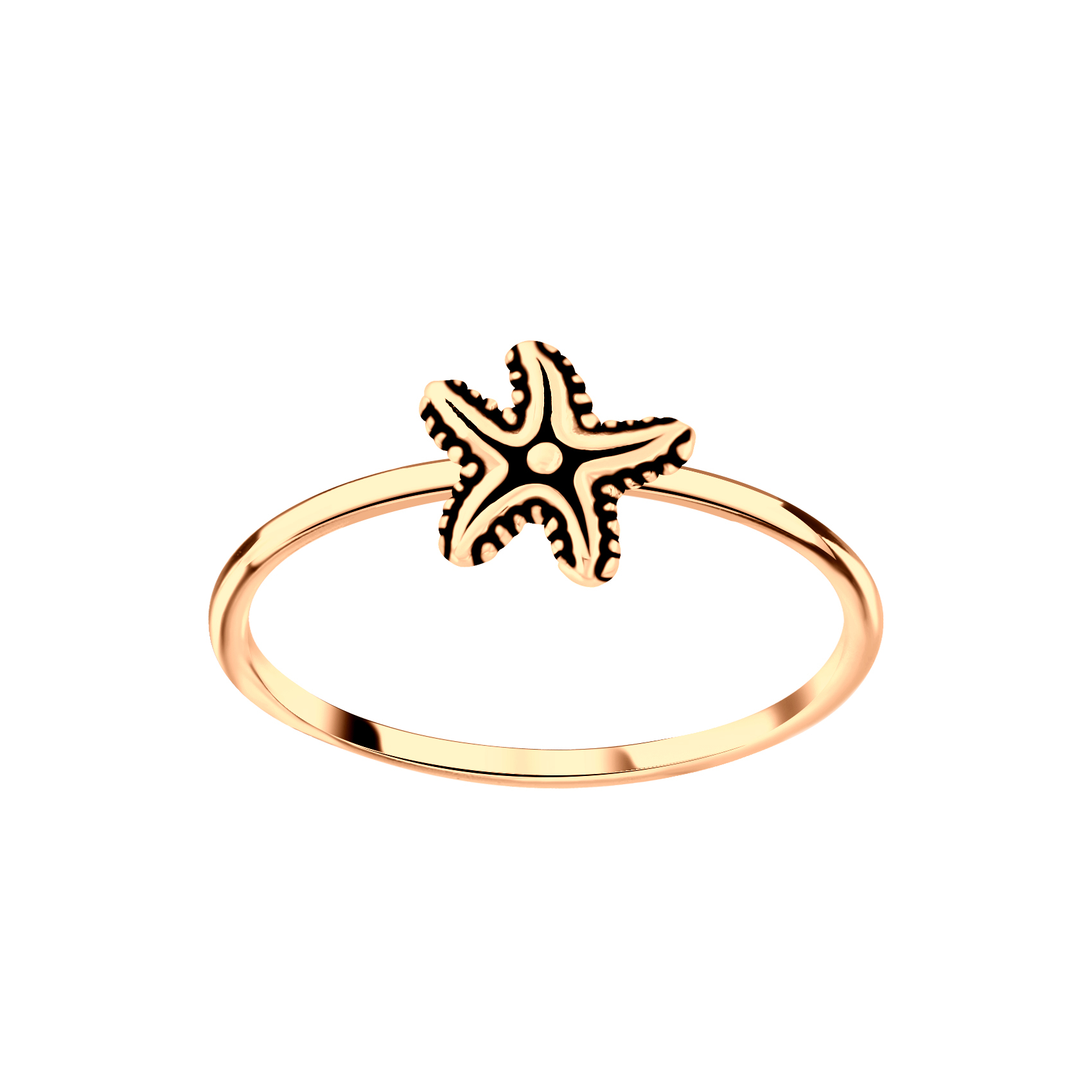 925 Silver Jewelry | Silver Starfish Ring - 5648