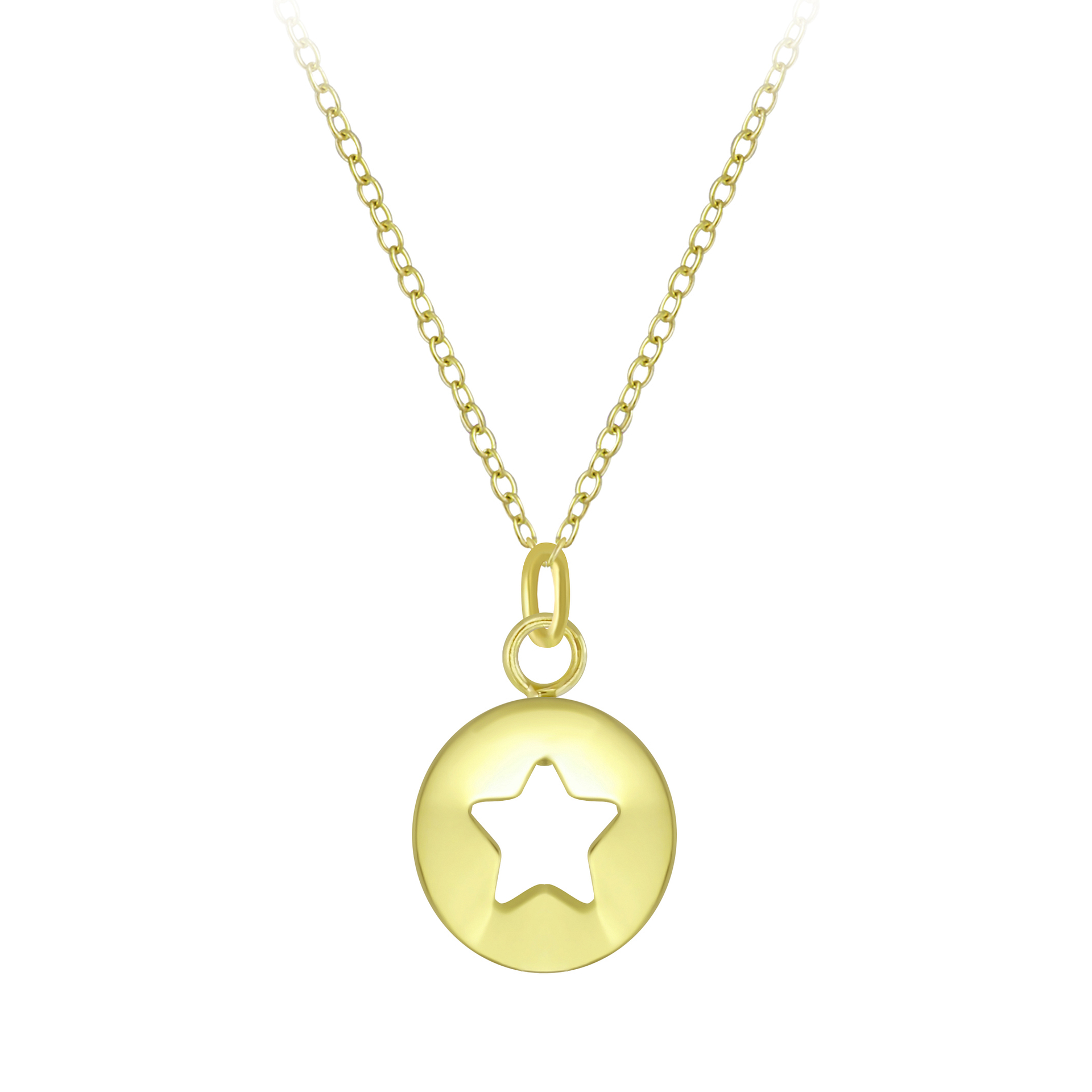 925 Silver Jewelry | Silver Star Necklace - 6917