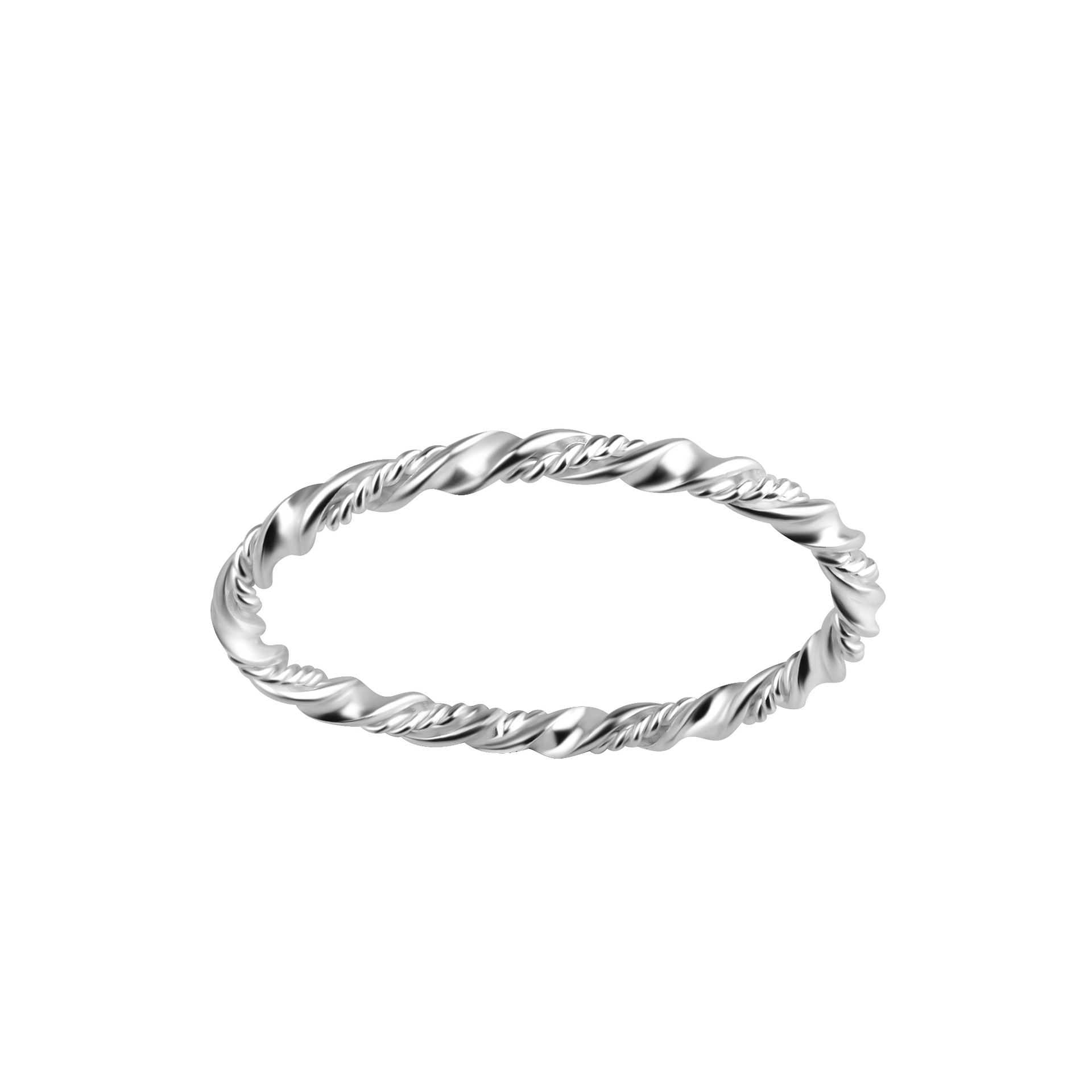 925 Silver Jewelry | Silver Twisted Ring - 9260