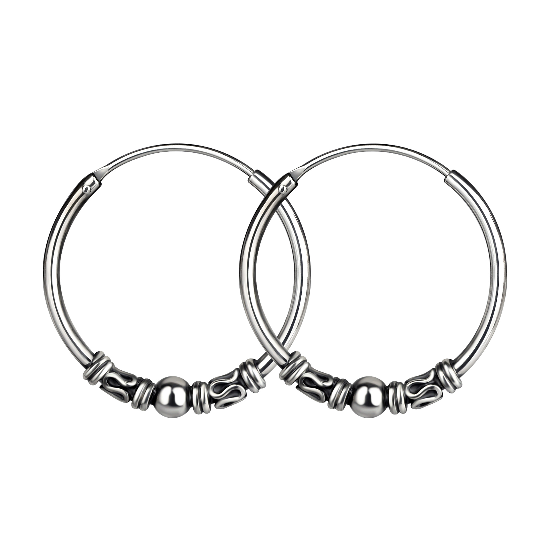 925 Silver Jewelry - Wholesale Silver Hoop Earrings