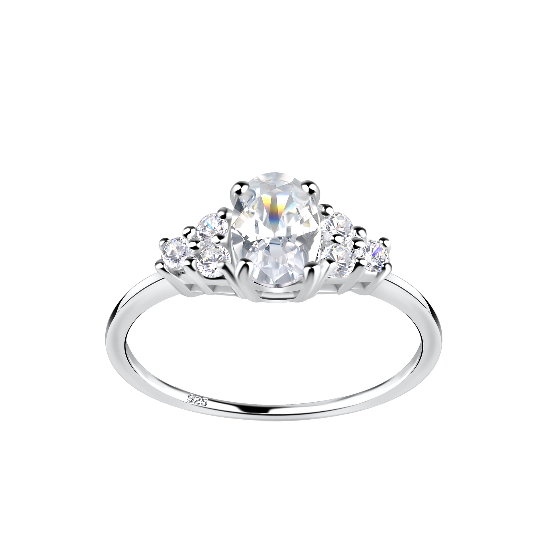 925 Silver Jewelry | Silver Stones Ring - 19223