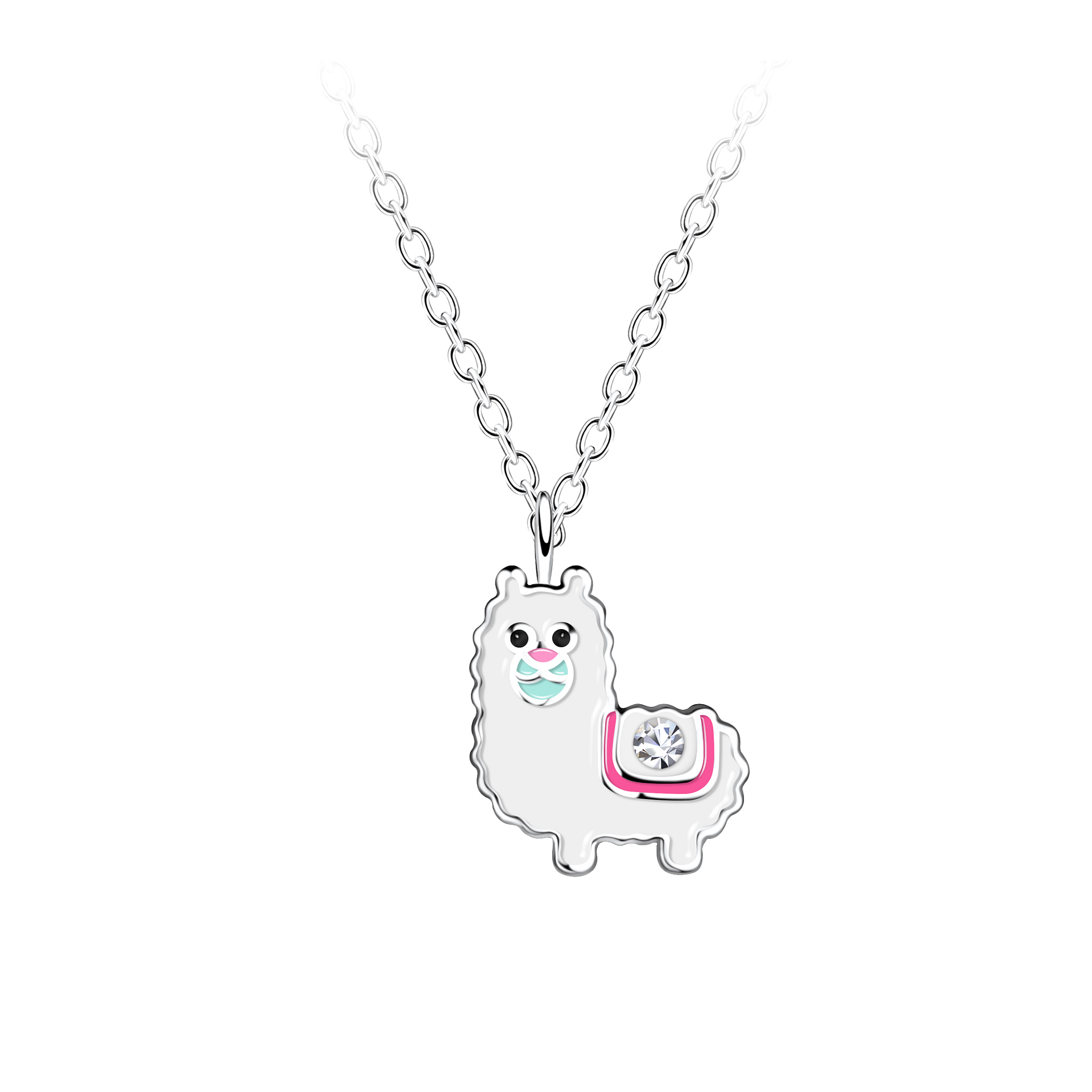925 Silver Jewelry | Silver Alpaca Necklace - 20892
